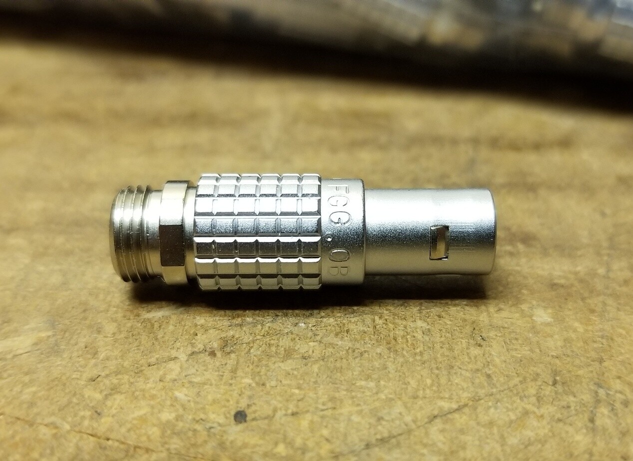 LEMO FGG.0B.115.CZZ B Shell for size 0 Plug FGG.OB.115.CZZ Shell qty 2 ...