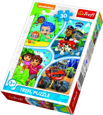 Trefl 30 Piece Kids Large Nick Jr Multi-Property Fun And Adventure ...