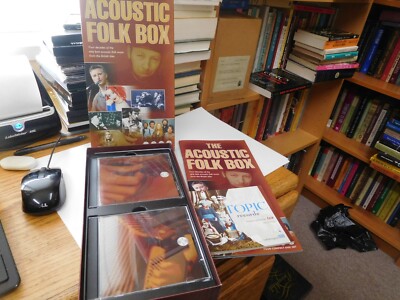 The Acoustic Folk Box, Various Artists 4 CDs + 2 Booklets, Like New ...