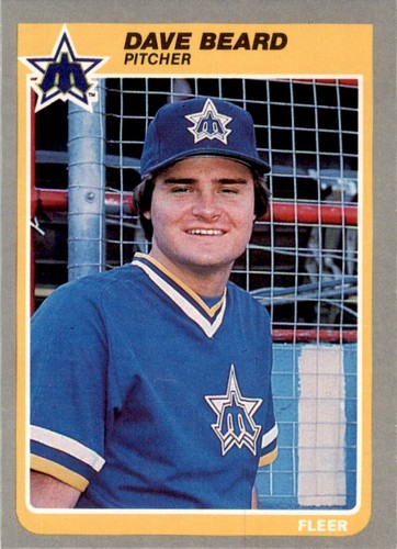 1985 Fleer Baseball Dave Beard . Seattle Mariners #483 | eBay