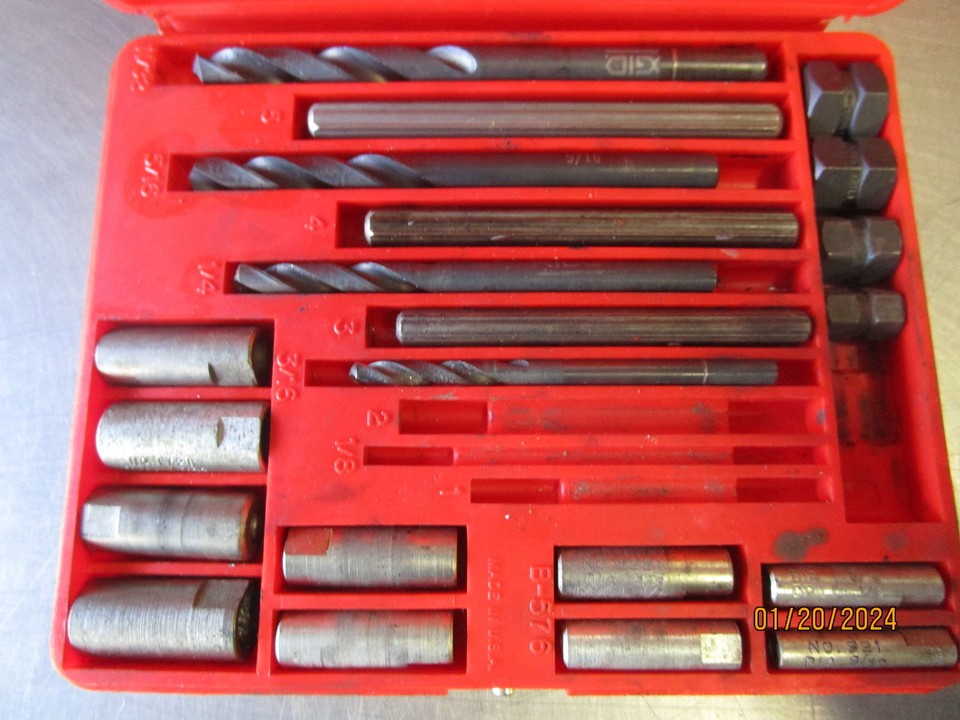 Blue Point By Snap On Screw Extractor Set No 1020 | eBay