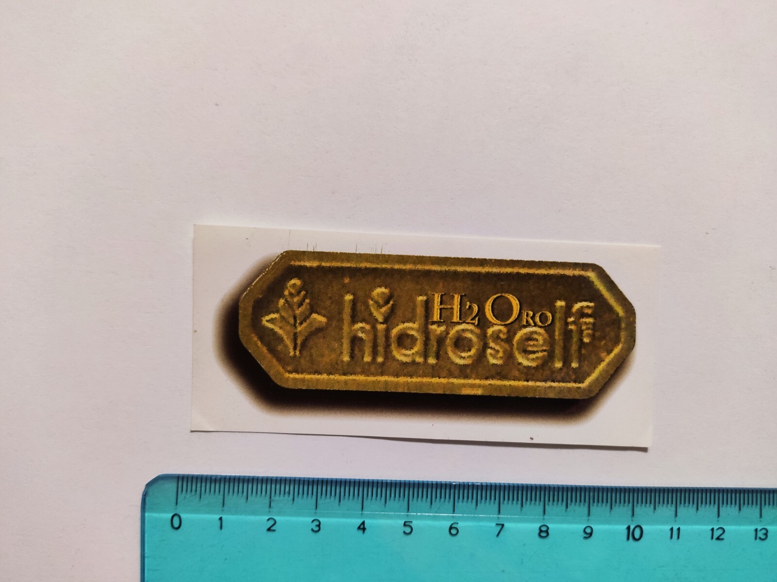 Adhesive H2 Gold Hidroself Sticker Autocollant Vintage 80s Original | eBay