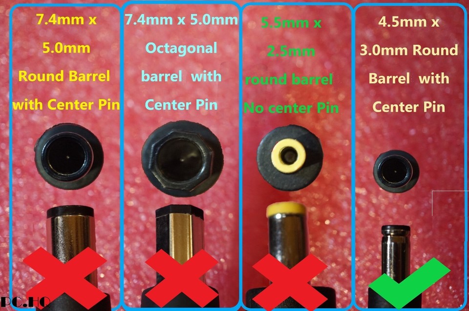 Dell 45w 4.5mm AC Adapter KXTTW 0KXTTW LA45NM140 OEM genuine original ...