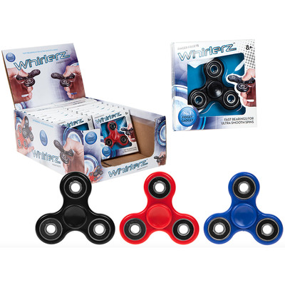 Whirlerz Finger Fidgets Spinning Stim & Stress Toy Gadget Steel ...