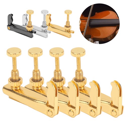 4Pcs Violin Fine Tuners 3/4‑4/4 Cello String Tool Replacement ...