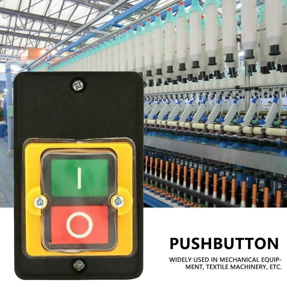 Professional Equipment Textile Machinery Switch Push Button 10A AC220V ...