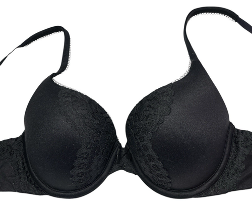 Victoria's Secret Bra Women 32C Black Underwire Body By Victoria ...