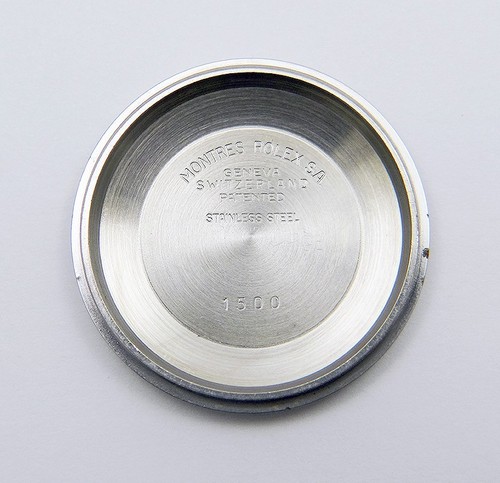 Genuine Rolex Date 34mm 1500 1501 Stainless Steel Watch Case Back ...
