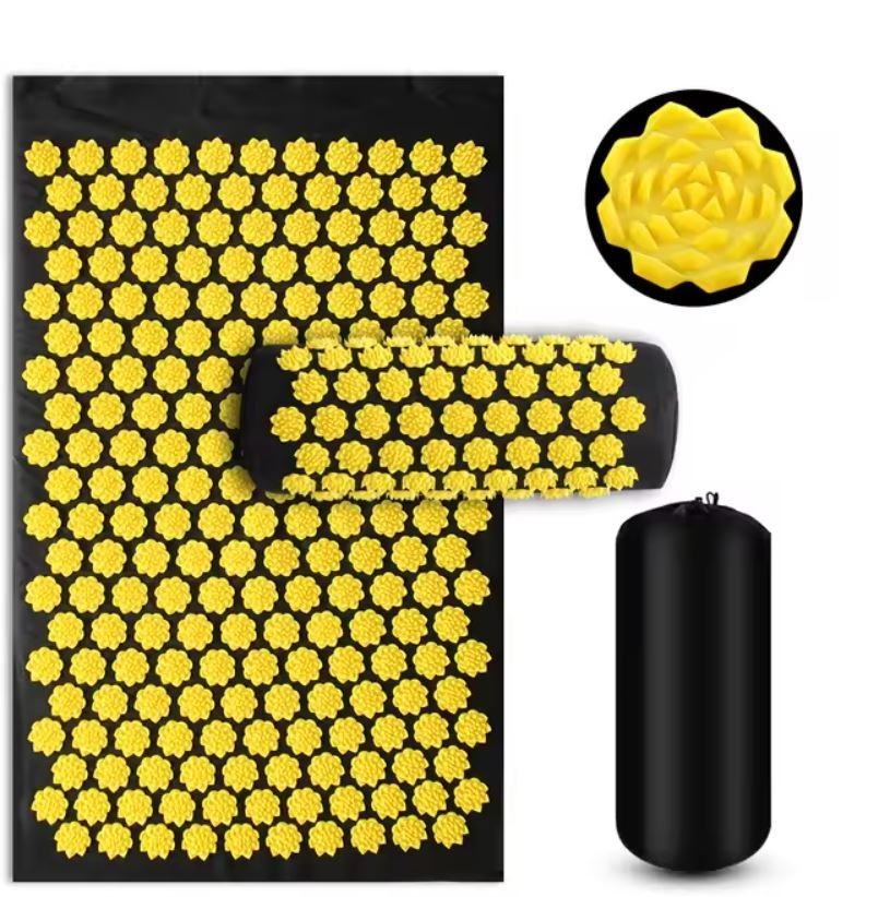 Acupressure Yoga Mat Kuznetsov's Applicator Cushion Spikes Pillow |FREE ...