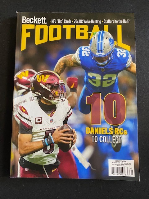 5 Beckett Football Price Guide Magazine Jan Sept Oct Nov Dec 2025 Lot ...
