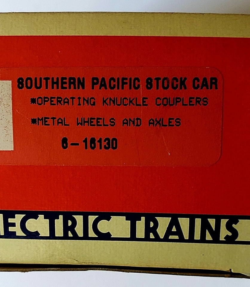 1993 Lionel 6-16130 Southern Pacific Stock Car Lionel Ranch New L1827 ...