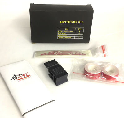 ASA AR3 3/8'' Red Rim Stripe Wheel Pinstripe Decals for Bike/Car/Truck ...