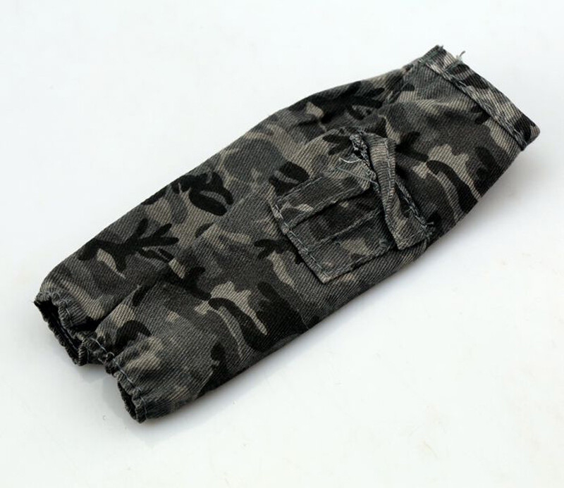 C001 Mercenary dark camouflage Pants model For 1/6 male PH TBLeagure HT ...