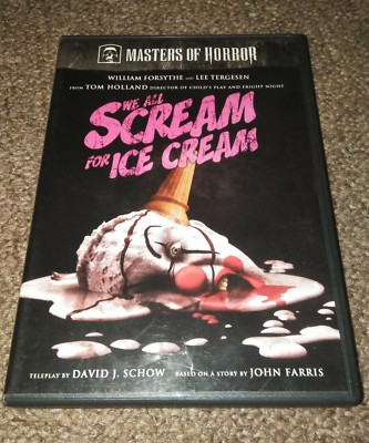 Masters of Horror - We All Scream for Ice Cream DVD *RARE oop HORROR ...