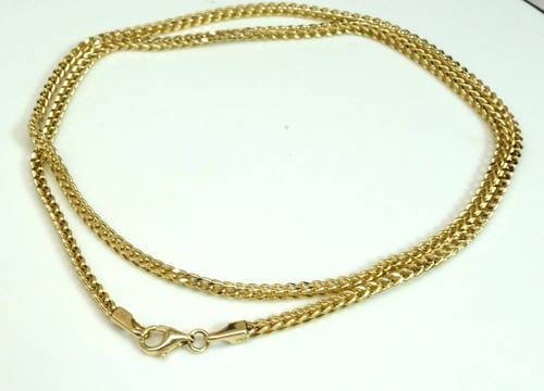 10K Yellow Gold Franco Box Link Chain 2mm 18inch Lobster Clasp | eBay