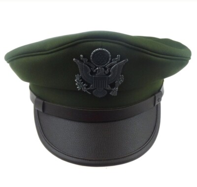 WW2 US Army Air Corps Officer Crusher Hat Military Cap With Golden ...