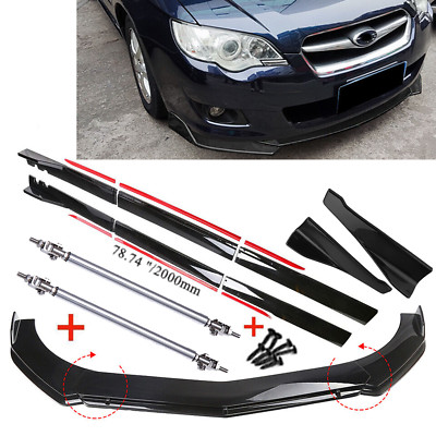 For Subaru Legacy Front Bumper Splitter Spoiler Body Kit Side Skirt ...