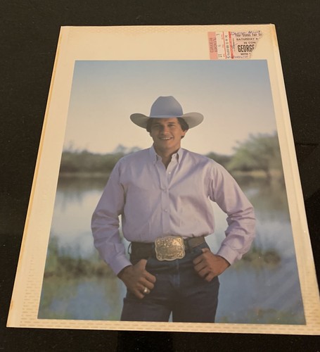 George Strait 2 Photos and Concert Ticket Stub 1988 | eBay