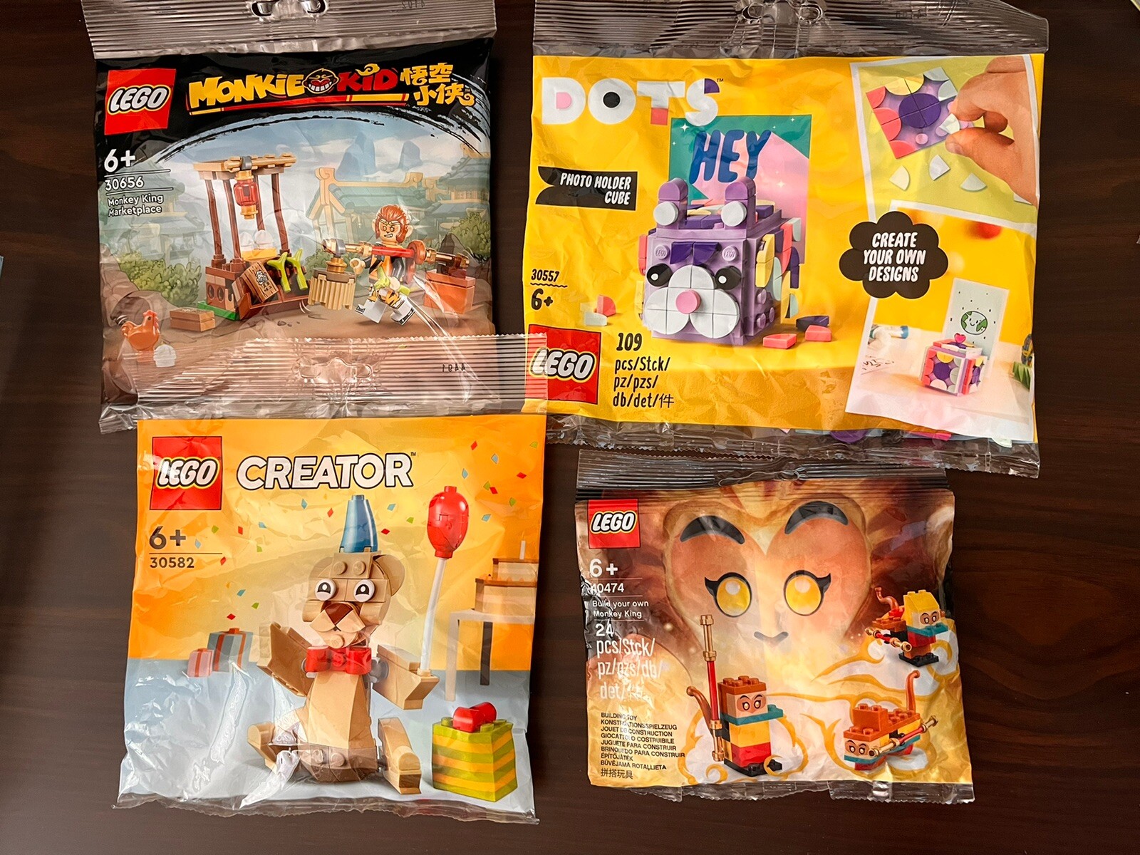 Bulk Lego Polybags: Monkie Kid 30656 & 40474, Birthday Bear 30582 ...