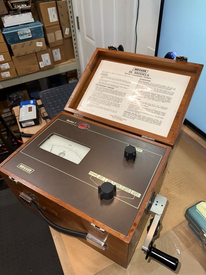 MEGGER BIDDLE SL MODEL SERIES 1 INSULATION TESTER | eBay