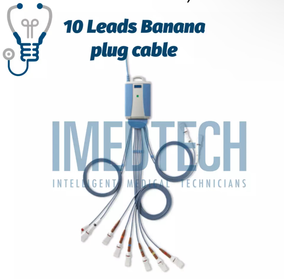 Midmark IQecg ECG Cable - Compatible/ Same Day Shipping / / 3-100-0199 ...