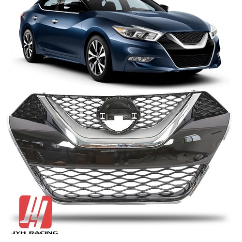 For 2016-2018 Nissan Maxima Front Upper Grille Chrome Factory 62310 ...