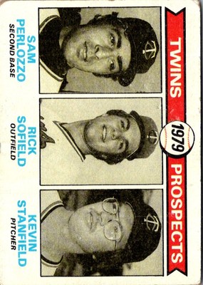 1979 Topps Twins Prospects - Sam Perlozzo/Rick Sofield/Kevin Stanfield ...
