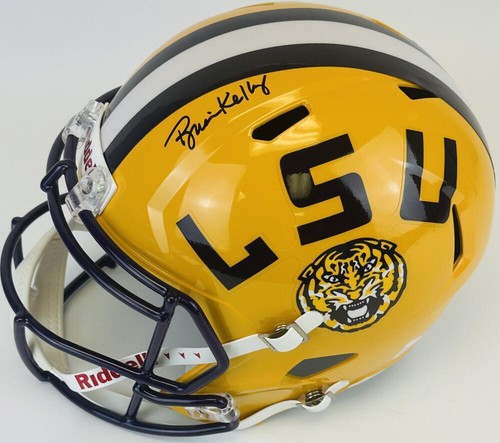 BRIAN KELLY SIGNED LSU TIGERS FULLL SIZE REP FOOTBALL HELMET AUTOGRAPH ...