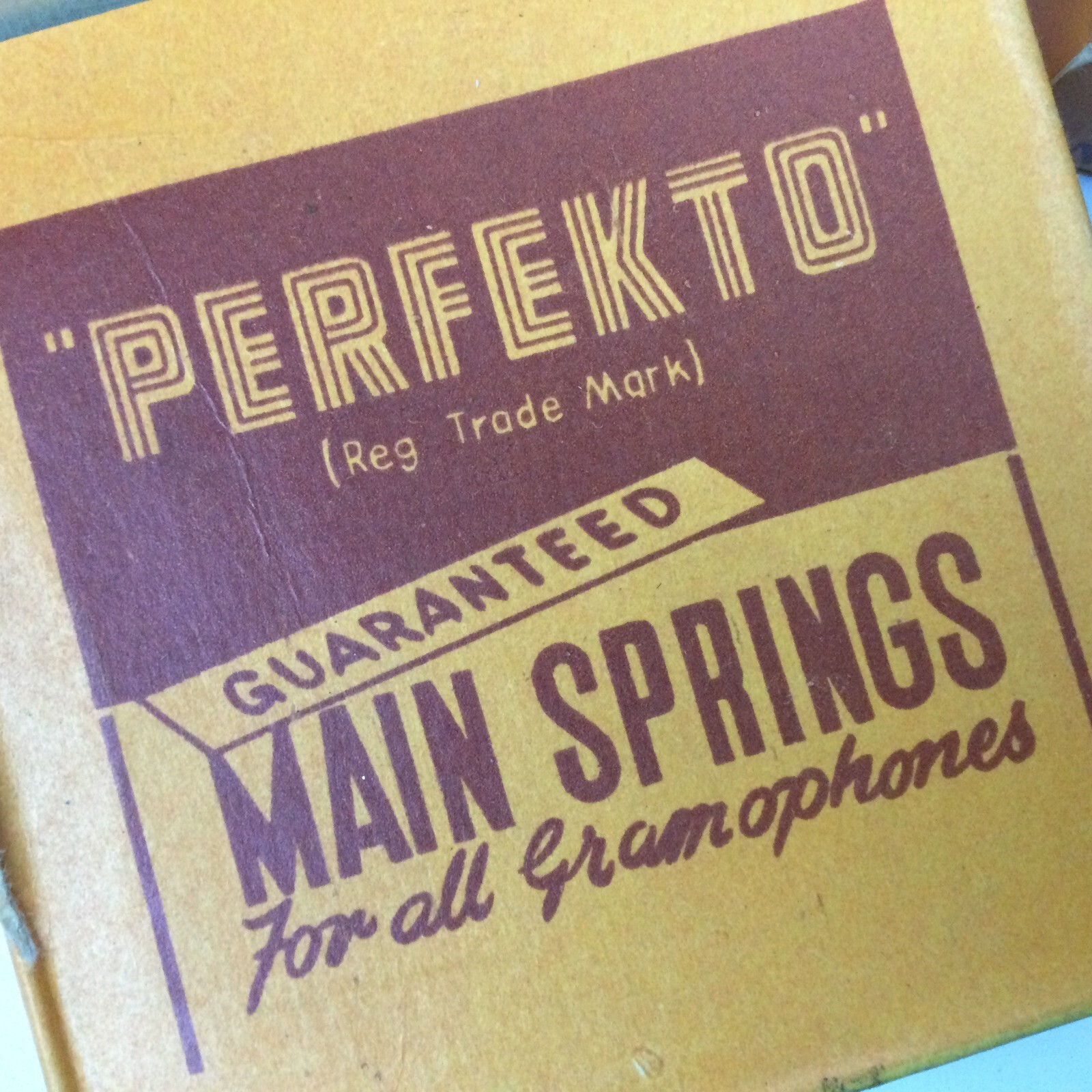 Vintage Perfekto Gramophone Main Springs For All Gramophones | eBay UK