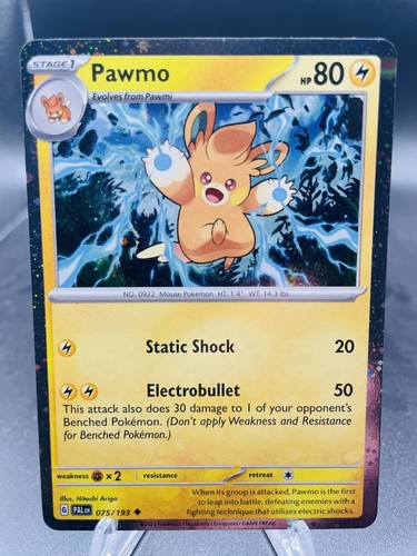 Pokemon Pawmo 075/193 Paldea Evolved Cosmso Holo Rare Promo NM | eBay