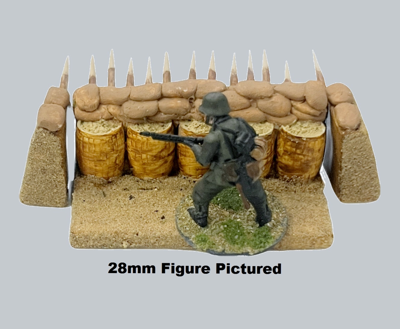 Wood Barrel Defensive Position w/ Stakes 1/72 Scale ACW AWI Napoleon | eBay