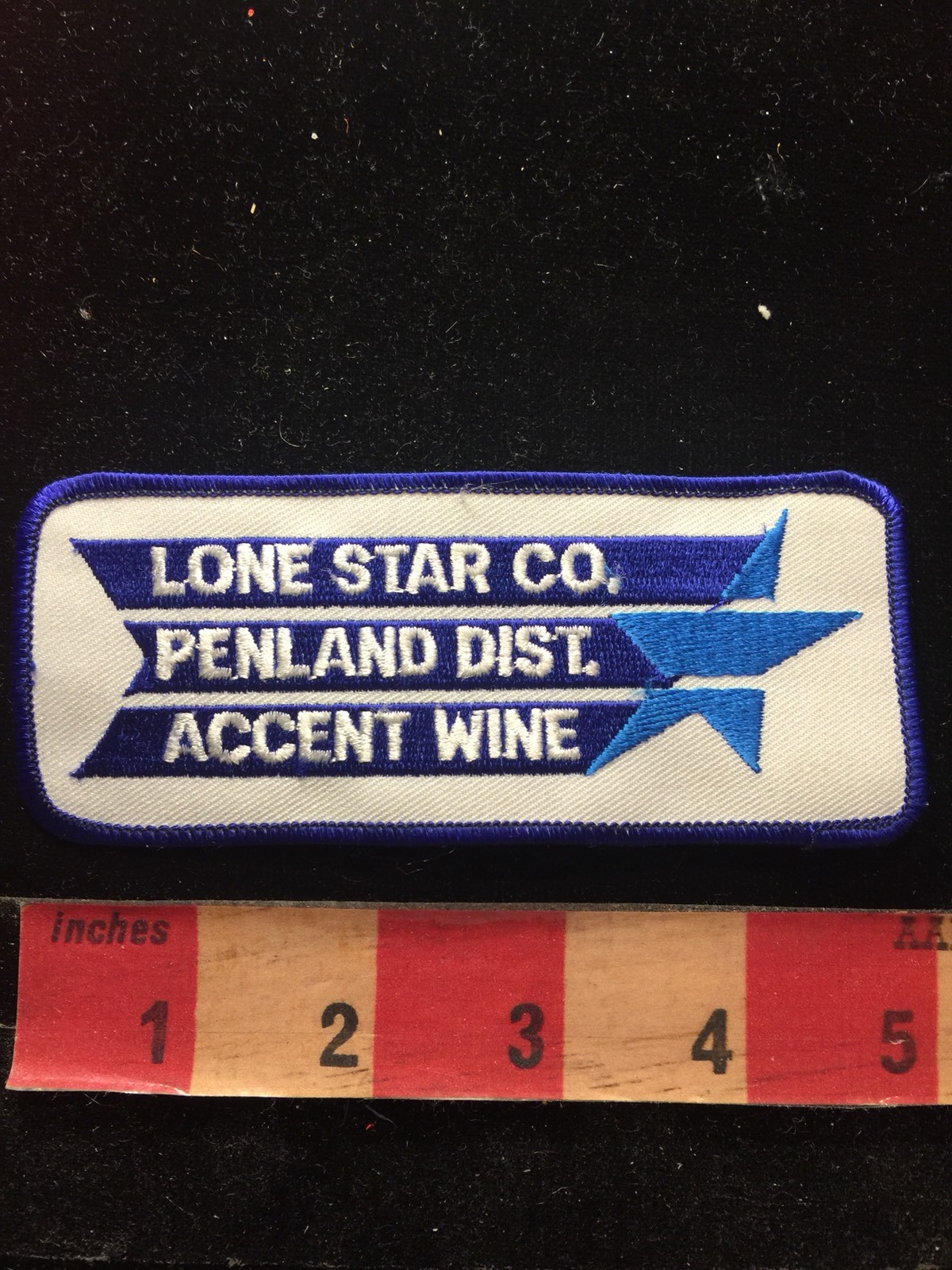 LONESTAR COMPANY PENLAND DISTRICT ACCENT WINE Texas Advertising Patch ...