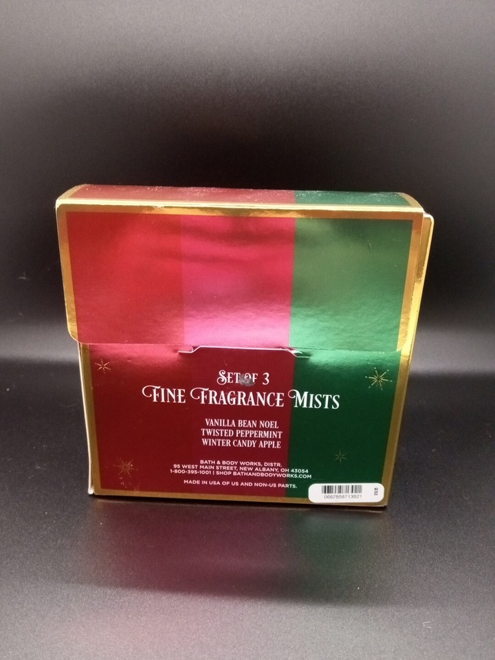 NEW Bath and Body Works 3 PC Travel Size Mist Gift Set "Scents of the ...