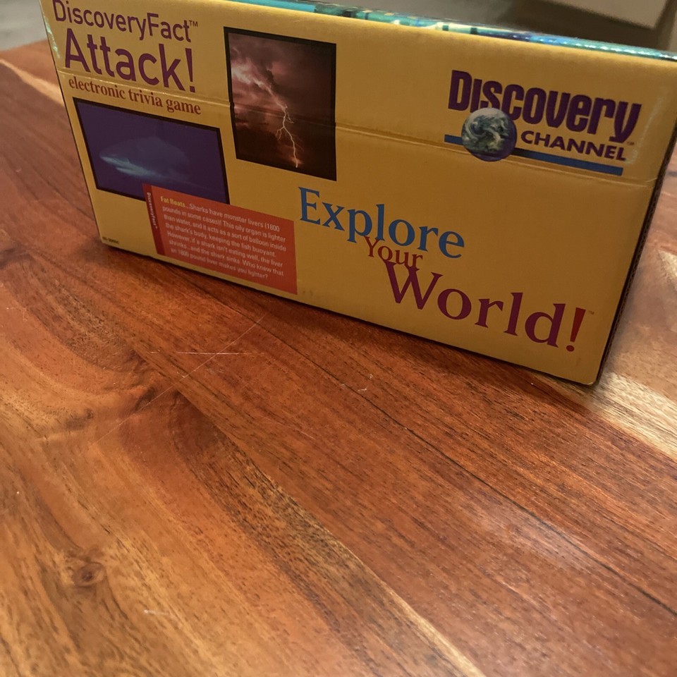 NOS Discovery Channel VTech Discovery Fact Attack Handheld Electronic ...
