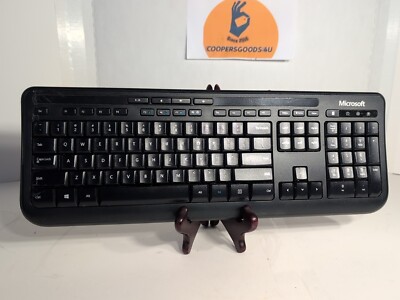 Microsoft Wired Keyboard USB Black 600 | eBay