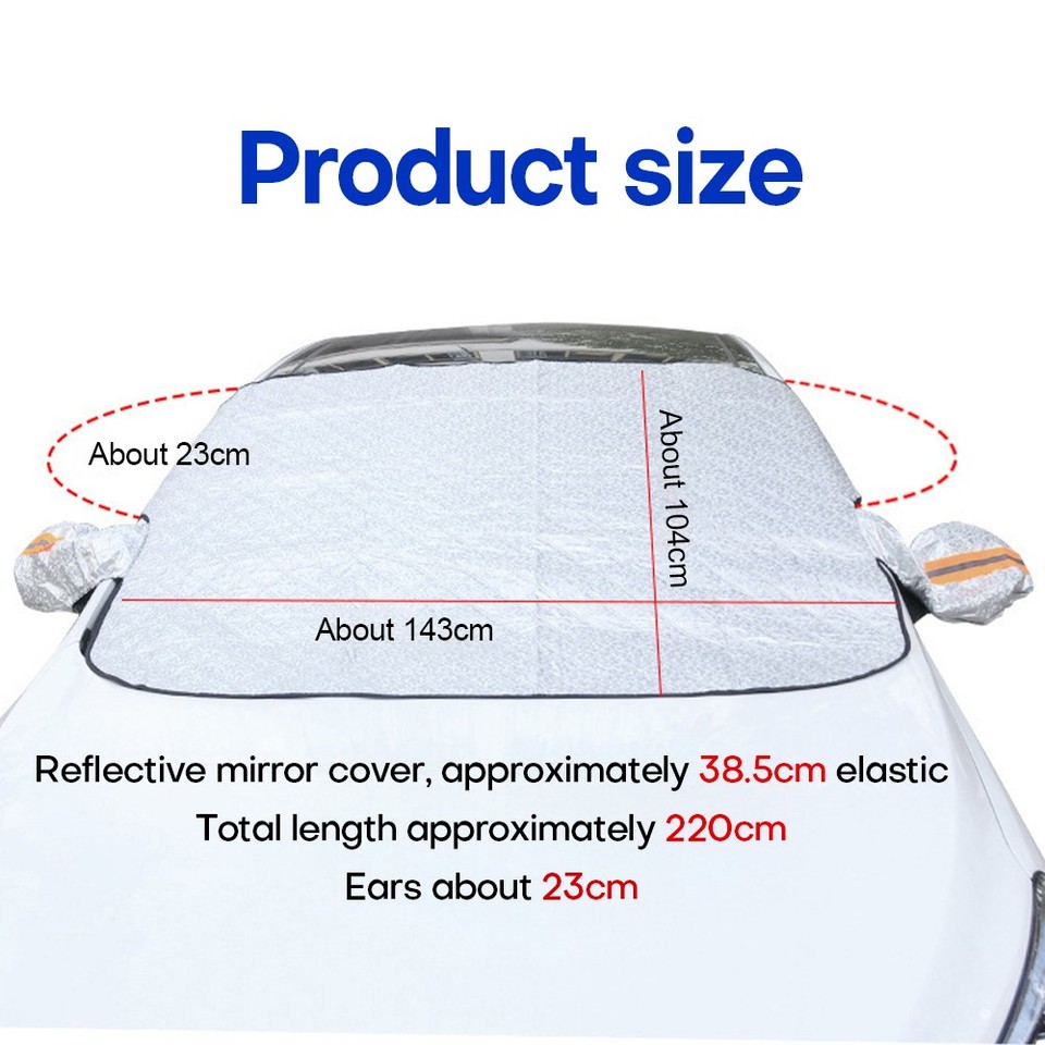 Windscreen Cover Car Window Screen Frost Ice Snow UV Dust Windshield ...