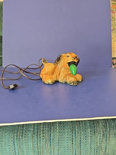Hankscraft Cocker Spaniel Dog TV Lamp Night Light MCM Kitsch Vintage ...