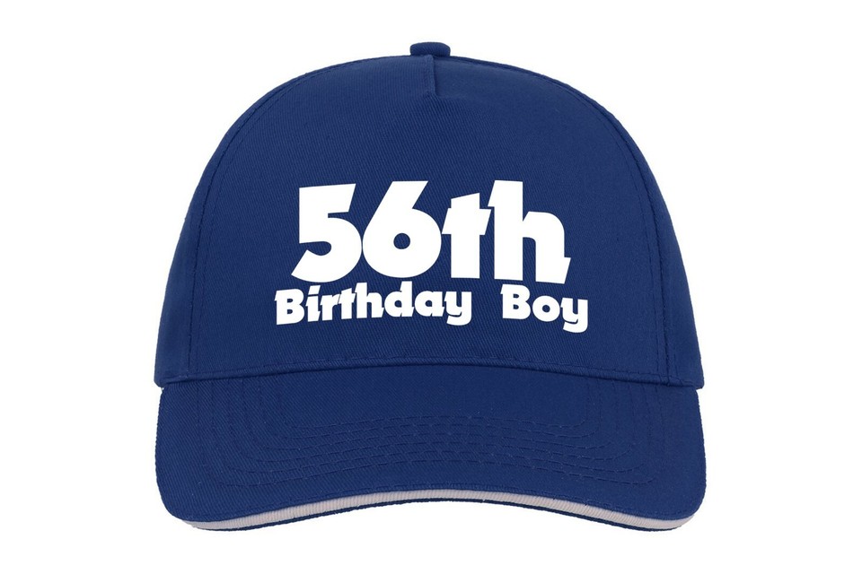 Birthday Boy 56th Fifty Six 56 Baseball Hat Cap Gift Present Any Year ...