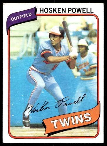 1980 Topps 471 Hosken Powell Minnesota Twins DP Baseball Card | eBay