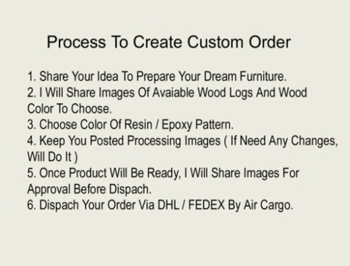 Custom Made Epoxy Resin Handmade Dining Room Table Tops Natural Wood ...