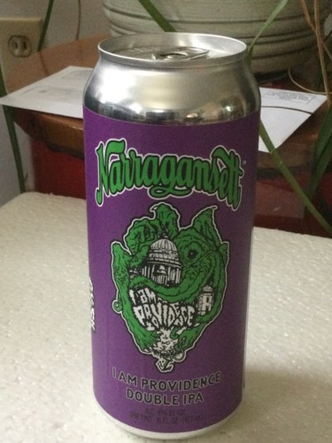 Narragansett Brewery H.P. Lovecraft I Am Providence Double IPA Purple ...