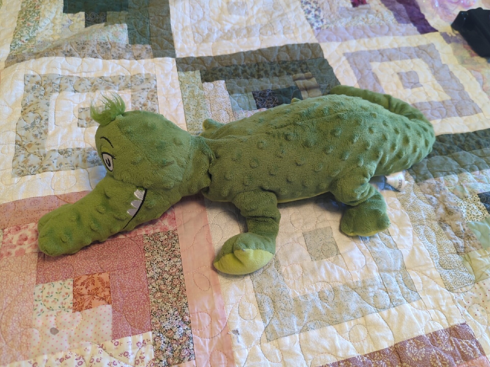 Kohls Cares Dr. Seuss Alligator Green ABC Crocoldile 20" Plush Stuffed ...