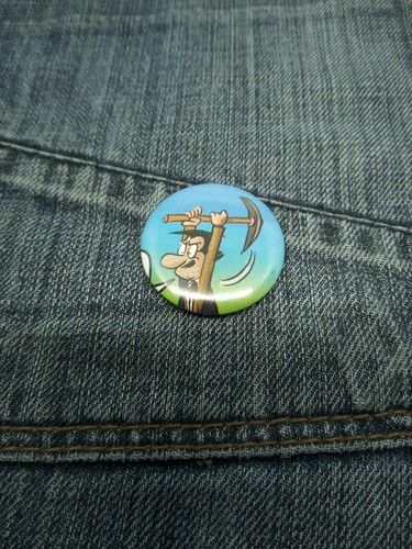DANDY "Winker Watson" Pin Button Badge 32mm Handmade from Comic Strips ...