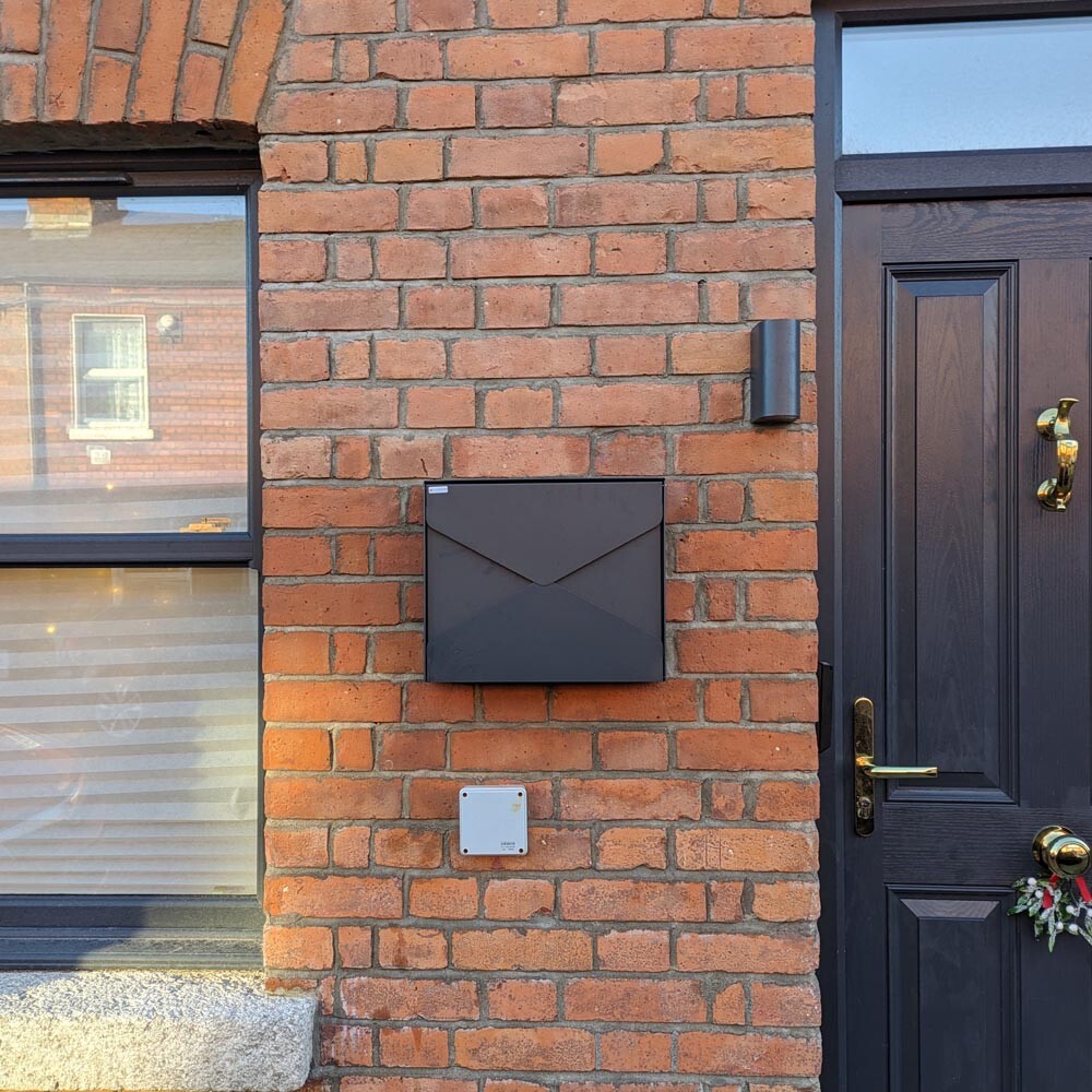 Wall Mounted External Letterbox Lockable Galvanised Steel – Gavia | eBay
