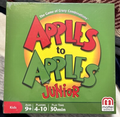 Mattel Games Apples to Apples Junior: The Game of Crazy Comparisons ...