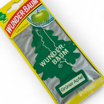 Wunder-Baum Grüner Apfel Original Wunderbaum New Car Lufterfrischer ...