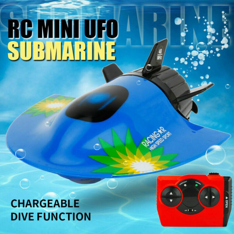 Underwater Sightseeing Model Boat Mini U-Boat RC Micro Submarine High ...