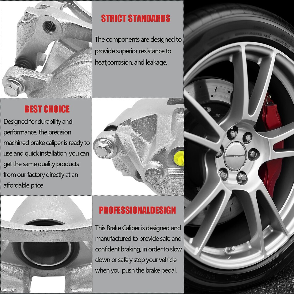 2X Front L&R Brake Calipers for Chevrolet S10 GMC S15 Jimmy Pontiac ...