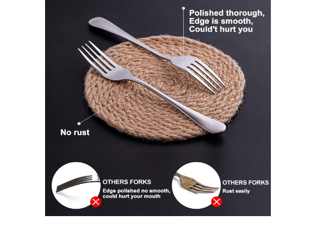 Table Forks Top Food Grade Mirror Finish Dishwasher Safe Home ...