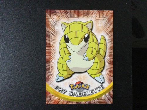 POKEMON Carte TOPPS TV animation n° 27 - SABELETTE état Ex+ FR | eBay